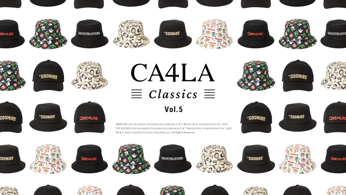 「CA4LA」の新作コラボ帽子は名作映画のロゴデザインをフィーチャー！ - HEROES ONLINE